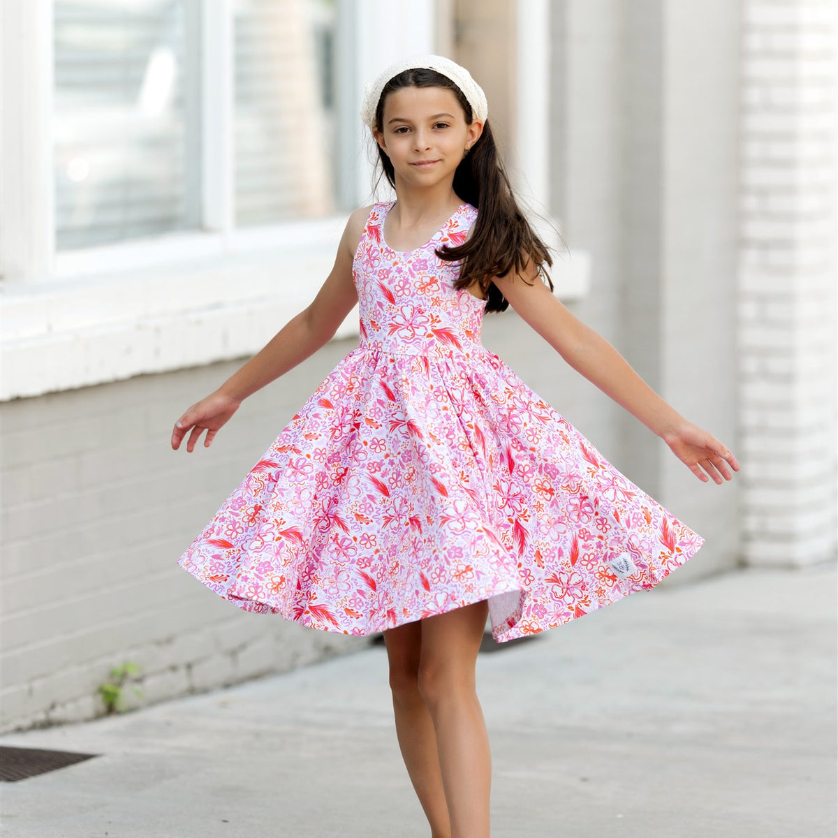 The Thatcher Everyday Dress in Island Floral – Sawyer & Finn Clothing