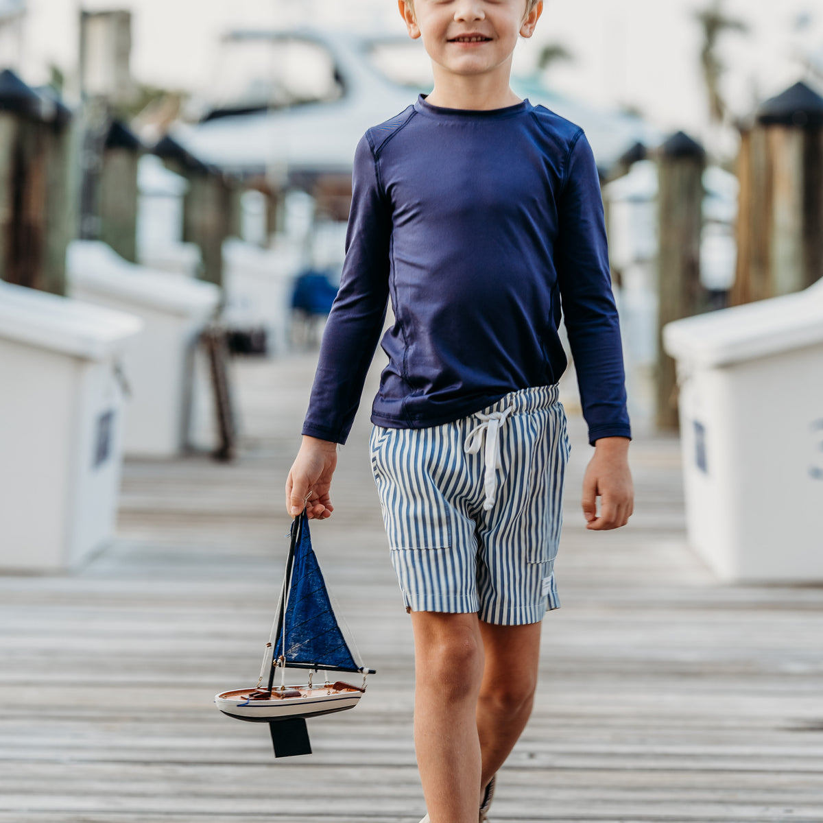 Vintage Summer Stripe Adventure Swim Shorts – Sawyer & Finn Clothing